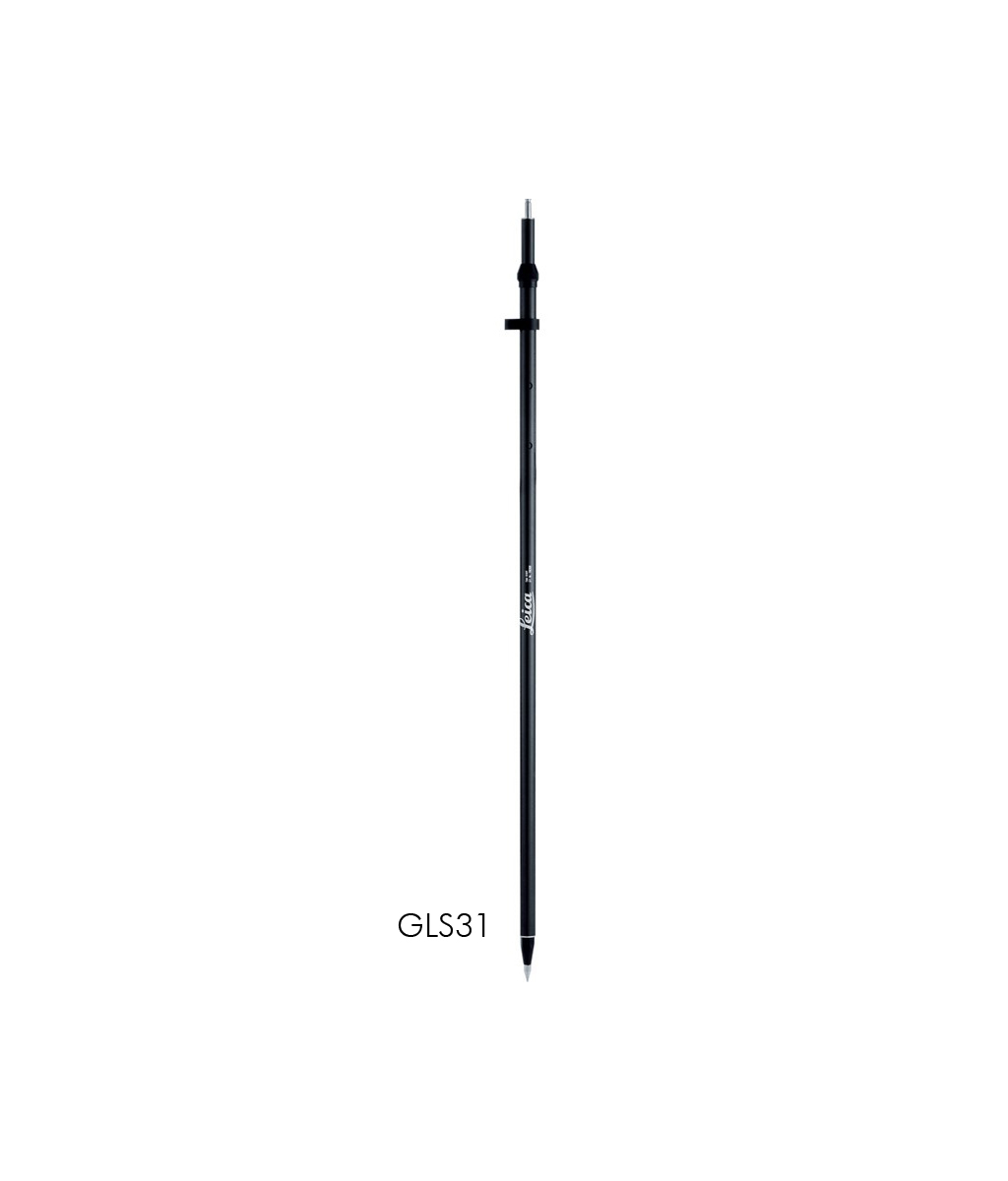 Leica GLS31 2m Telescopic Carbon Fibre GNSS / Prism Pole with Leica ...