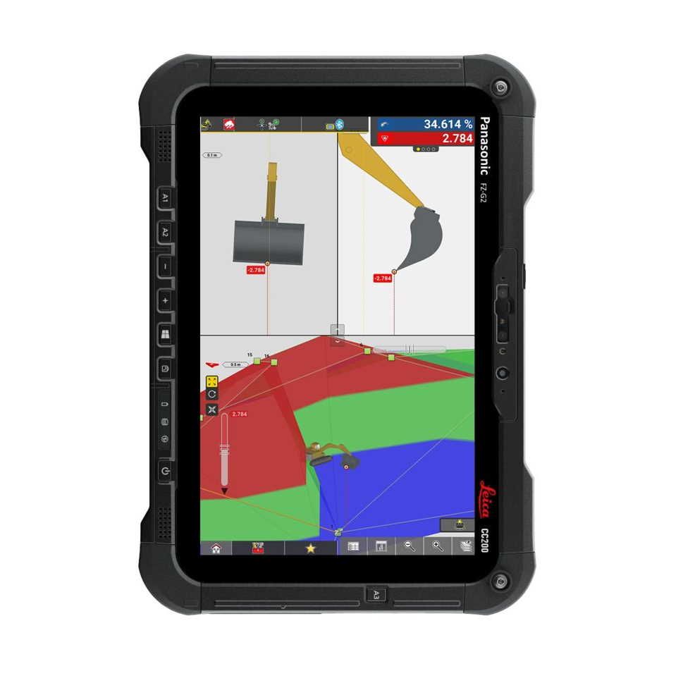 Leica iCON CC200 Rugged 10" Tablet PC LG972089 | C.R. Kennedy