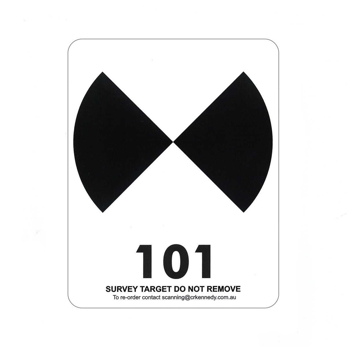 HDS Scanner Sticker 4.5” Target - Pack of 50 (Numbered 101-150 ...