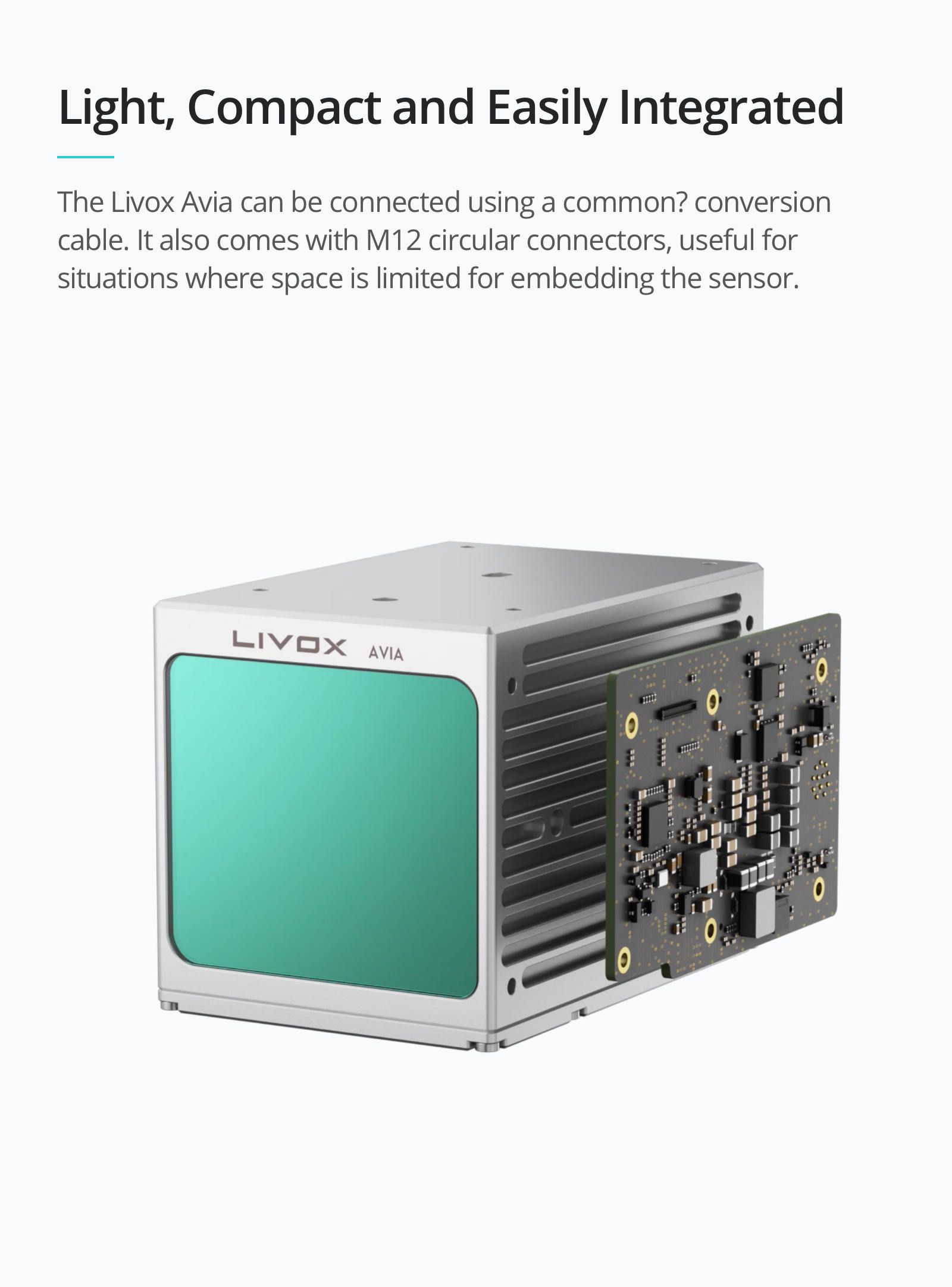 Livox Avia LiDAR LIVOXAVIA | C.R.Kennedy Geospatial Solutions