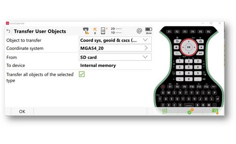 Converting a job between gda2020 gda94 coordinate systems | C.R.Kennedy ...