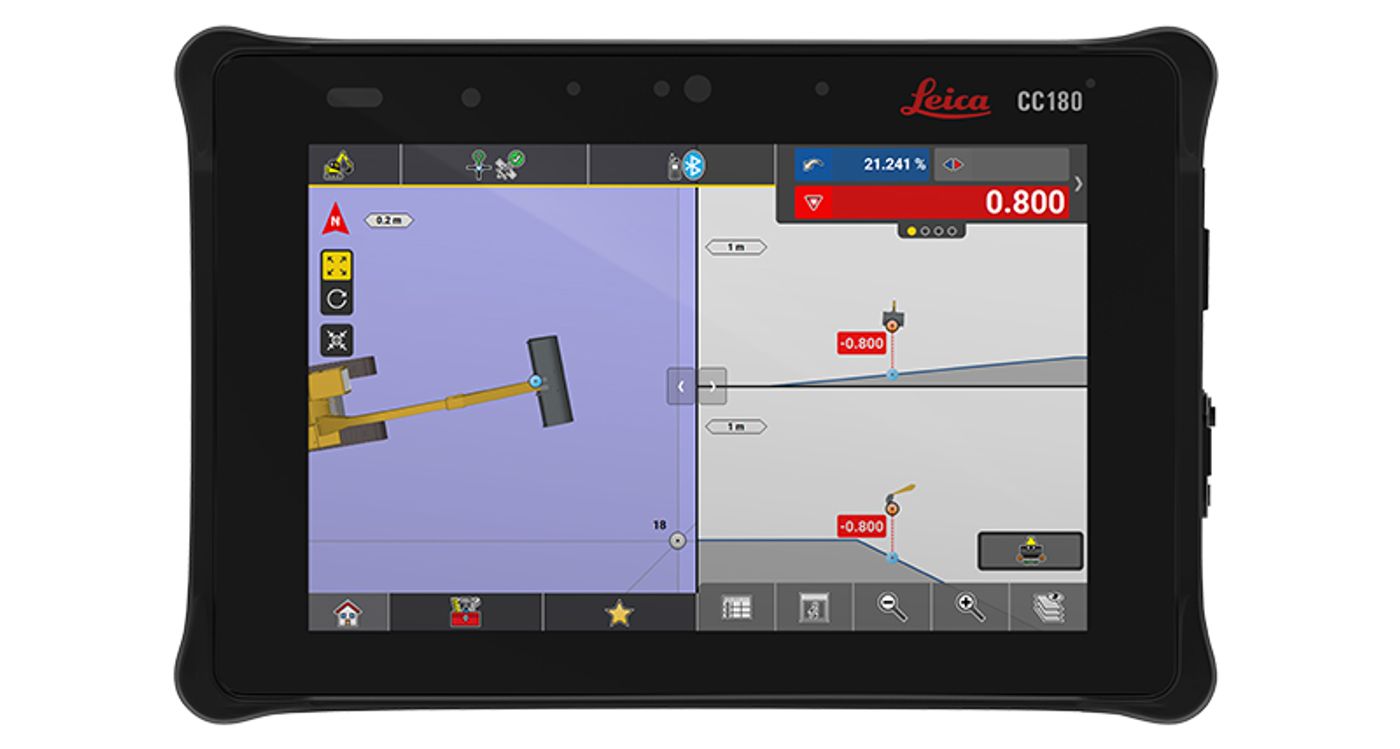 Leica iCON CC180 8" Tablet Field Controller LG999243 | C.R.Kennedy ...