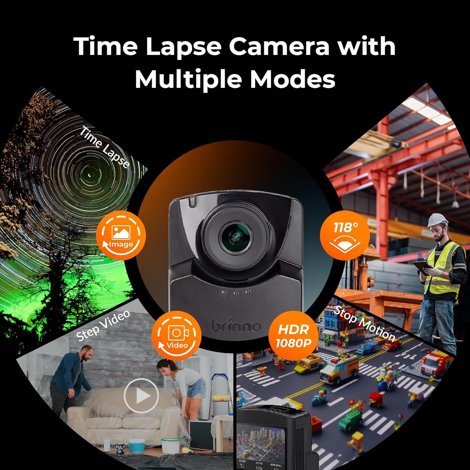 Brinno TLC2020 Time Lapse Camera ( Wall Mount Bundle ) TLC2020-M | C.R ...